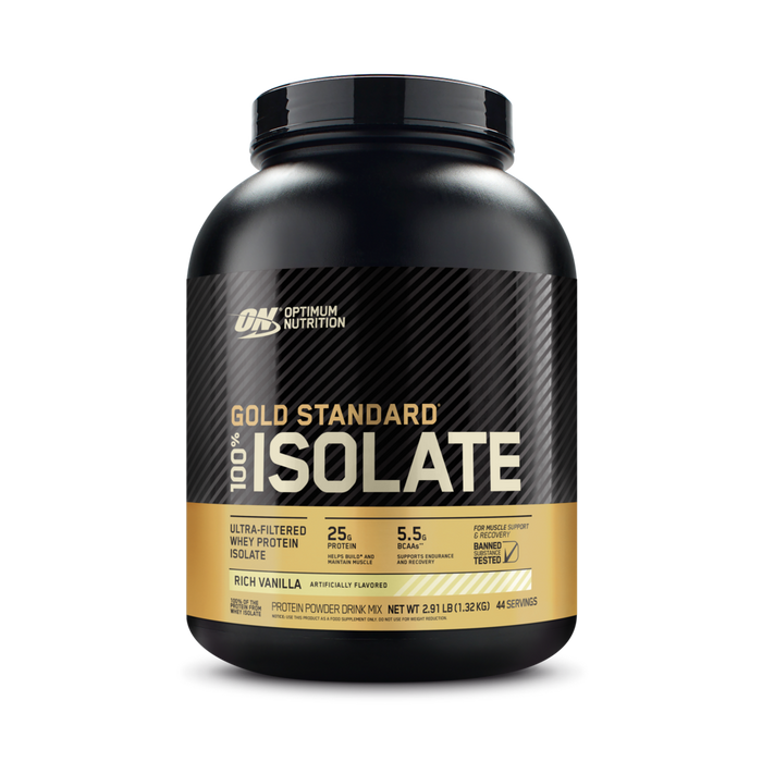 Gold Standard 100% Isolate Whey Protein powder | Optimum Nutrition