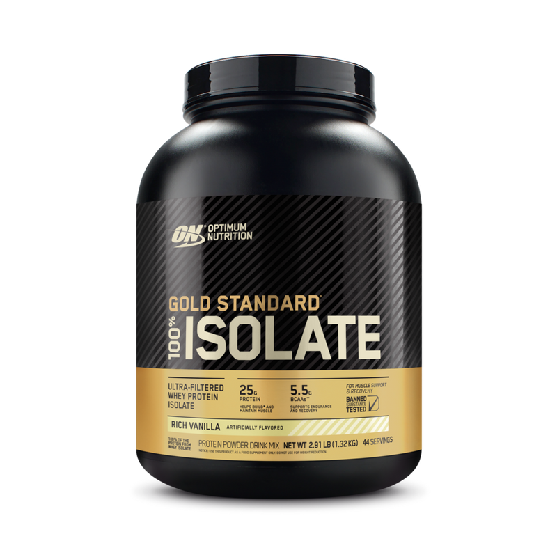 Gold Standard 100% Isolate Whey Protein powder | Optimum Nutrition